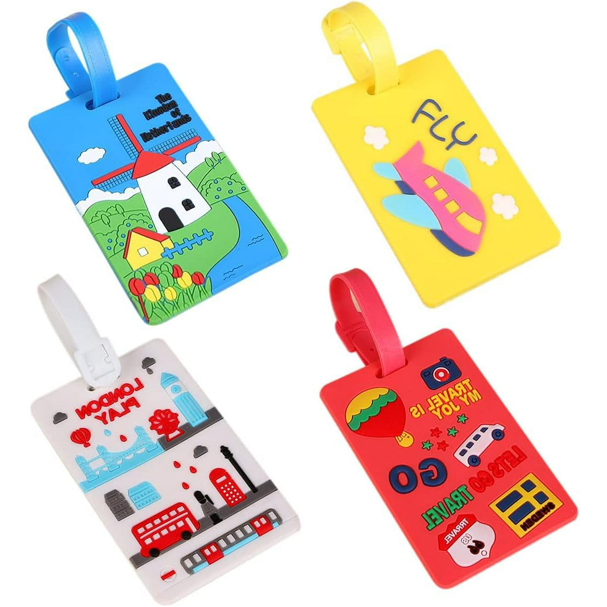 Click here for Junsice 4 Suitcase Label，airplane Travel Suitcase... prices