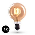 CROWN LED Edison Light Bulb, E27 Socket, Dimmable, 4W, 2200K Warm White ...