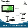 Agricultural tractor, harvester navigation 7-inch automatic driving GPS ...