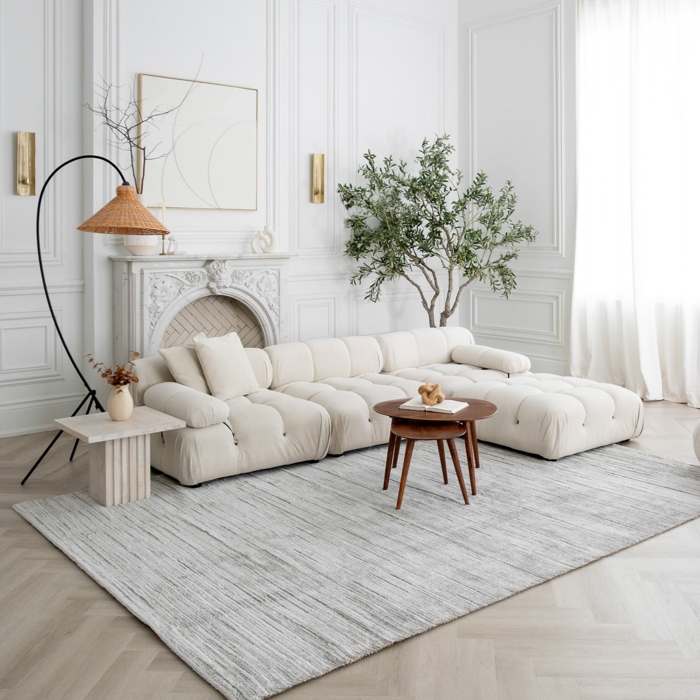 Click here for Rug Branch Casa Abstract Indoor Area Rug  Grey  Mo... prices