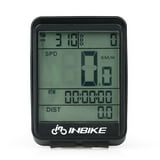 INBIKE Waterproof Wireless Bike Computer - Speedometer with LCD Display ...