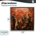 Stupell Industries Play More Jazz Performance Gray Framed Floater ...