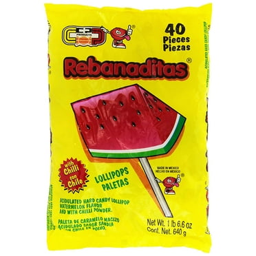 Product Of Lucas Muecas, Watermelon Lollipop, Count 10 - Sugar Candy ...