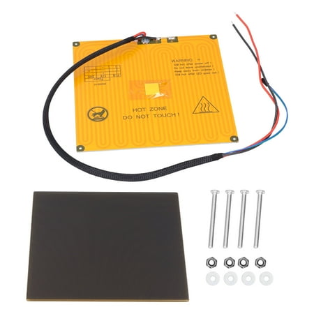 3D Printer Heated Bed, Hot Bed Platform Microporous Coating Aluminum ...