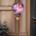 Win s Way Hot Air Balloon Acrylic Ornament Colorful Window Hanging ...