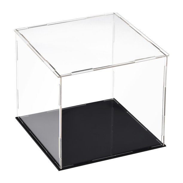Uxcell Acrylic Clear Display Case Box Dustproof Protection Showcase ...