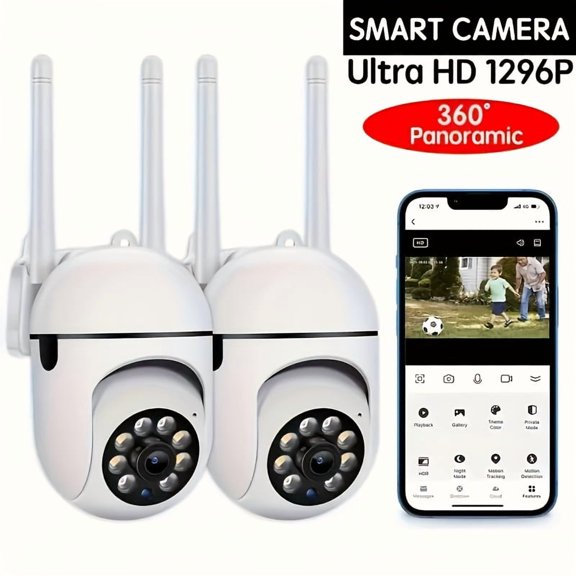 PYLE-HOME PIPCAMHD82WT - IP Cam / WiFi Security Camera, Full HD 1080p ...