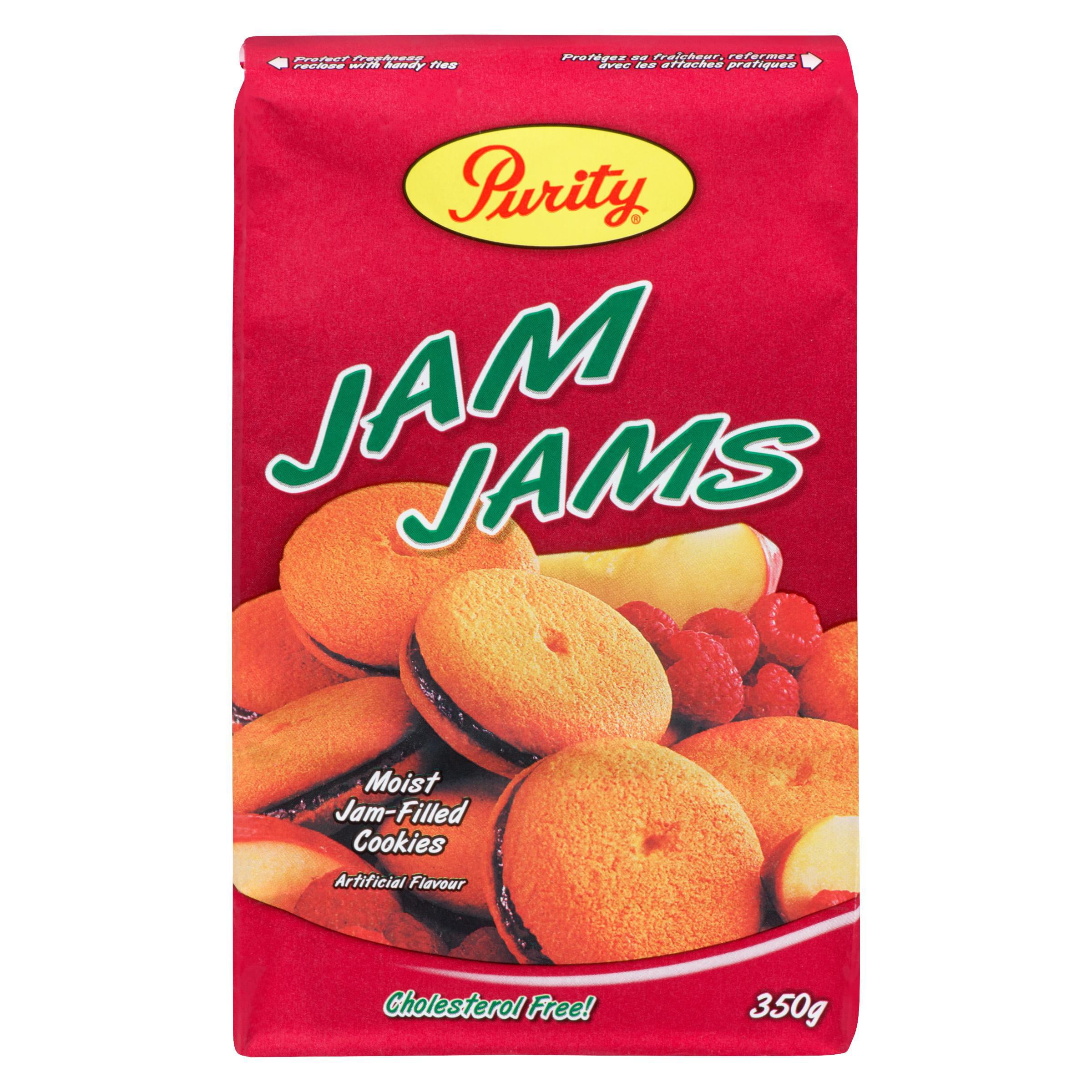 Purity Jam Jams Moist Jam Filled Cookies, 350 g - Walmart.ca