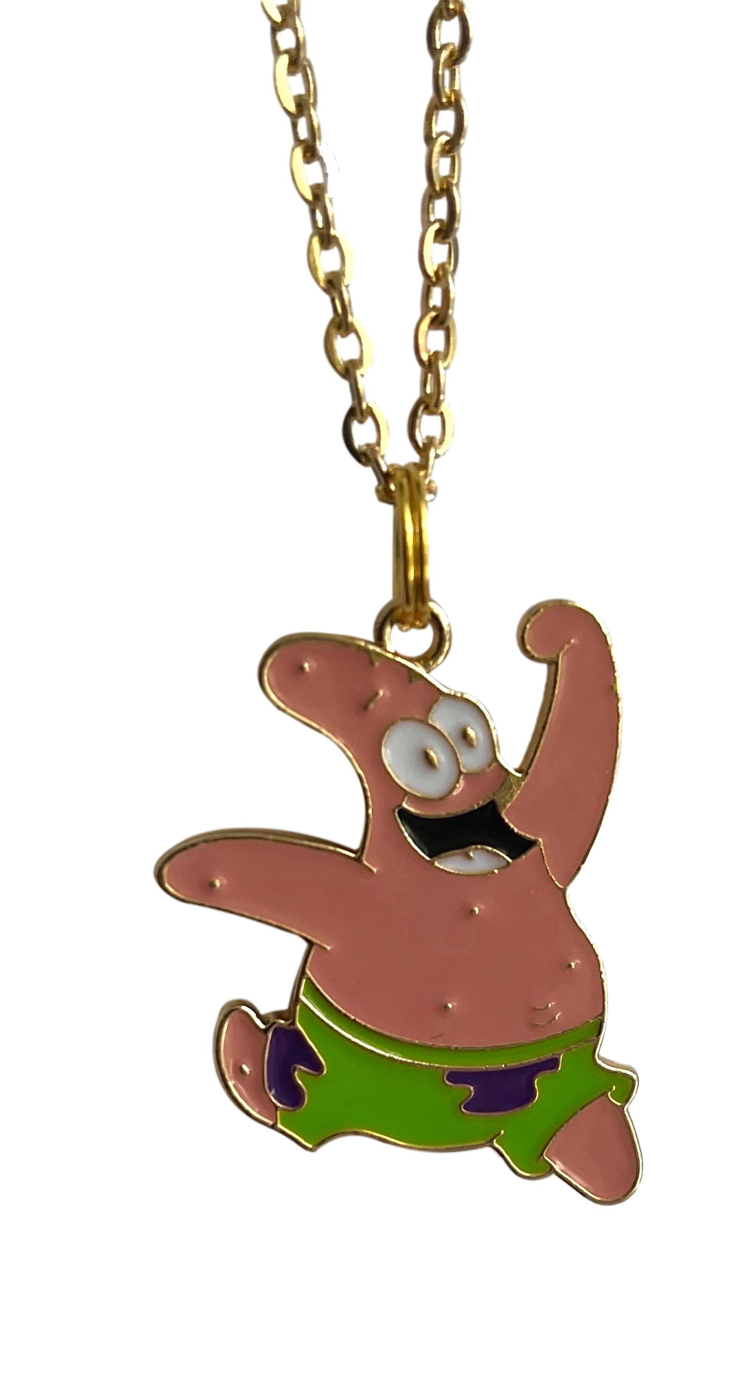 Patrick Star Spongebob Necklace Cartoon Charm Pendant - Walmart.com