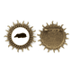 Mole negro retrato animal Pin de gancho de metal vintage con forma de ...