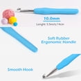 Ergonomic Crochet Hook Soft Grip Rubber Handles for Beginners - Walmart.com
