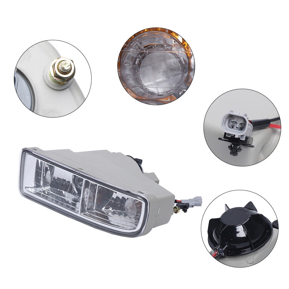 Pair L+R Front Bumper Fog Light W/Blub Driving Lamp For Lexus LX470 ...