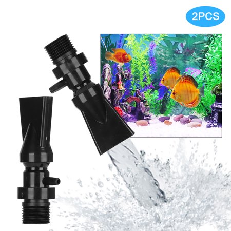 Fosa 2pcs 360° Rotating Adapter Aquarium Duckbill Nozzle Fish Tank ...