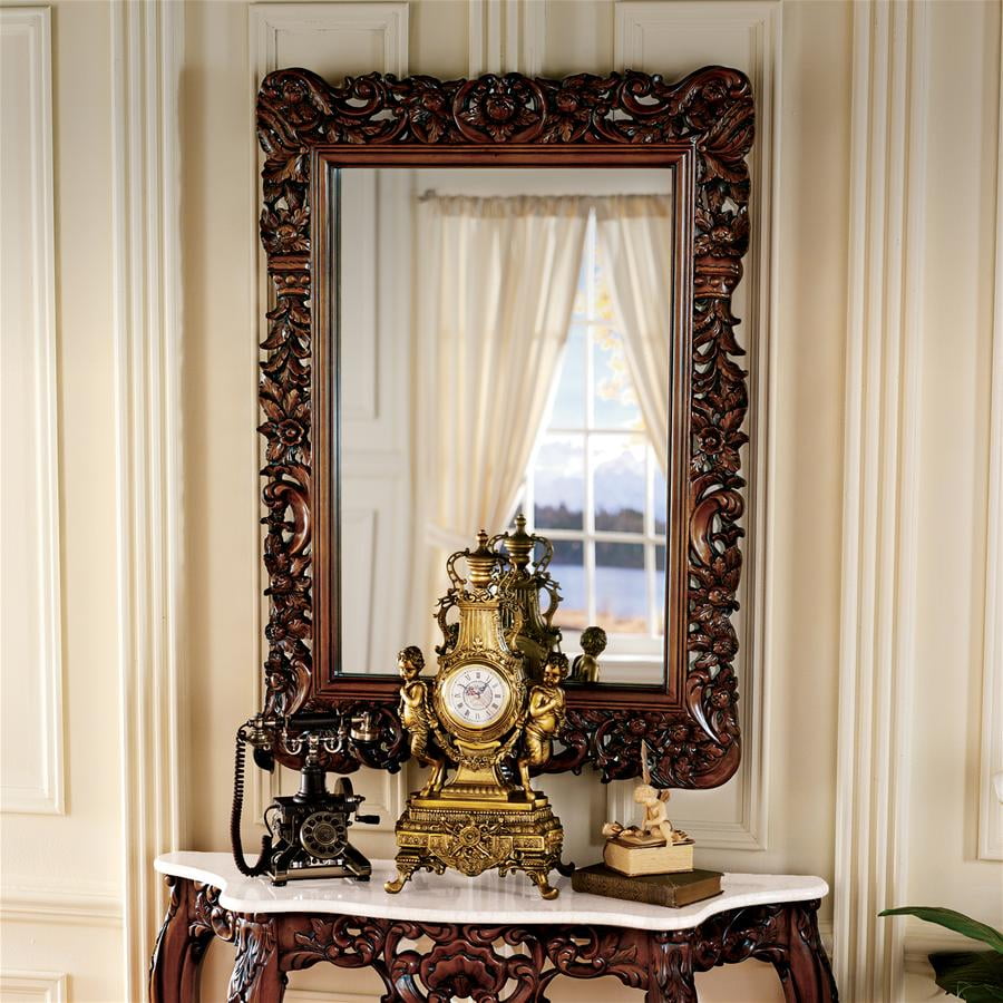 Design Toscano The Royal Baroque Hardwood Mirror - Walmart.com