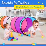 SweHouse Collapsible Child's Play Tunnel, Indoor/Outdoor Activity for ...