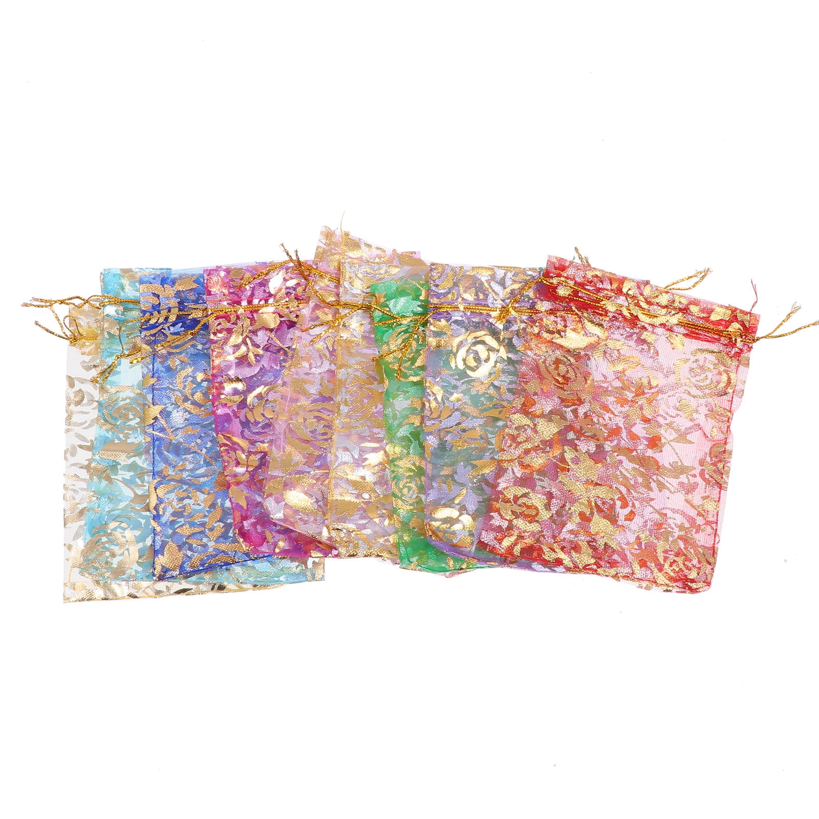 Click here for Festfends 100pcs Small Assorted Color Drawstring B... prices