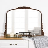 Shyfoy Large Arch Wall Mirror Ornate Mirror for Living Room Decor ...