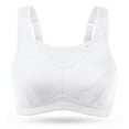 Wingslove Womens High Support Sports Bra Plus Size High Impact Wireless Full Coverage Non