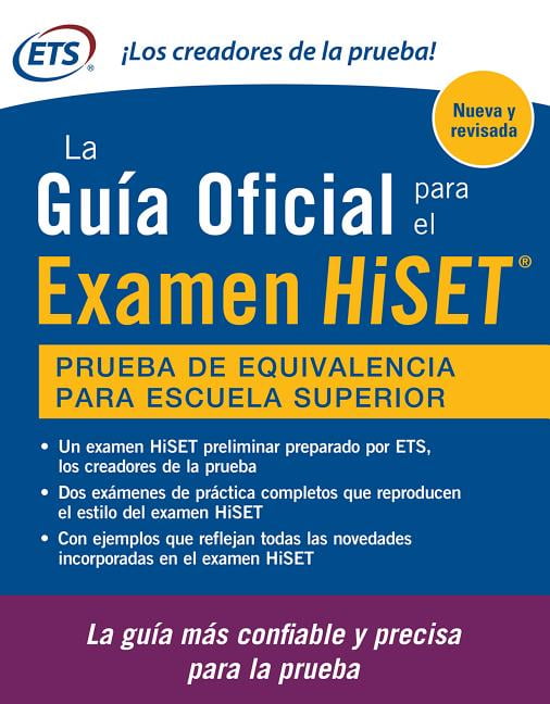 La Guia Oficial Para El Examen Hiset (Paperback) - Walmart.com