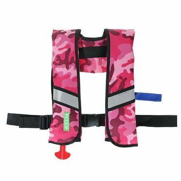 Lifesaving Pro® Premium Automatic, Manual Inflatable Life Jacket and ...