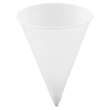 Genpak Paper Cone Cups, 4 oz, White, Disposable, 5000/Case - Walmart.com