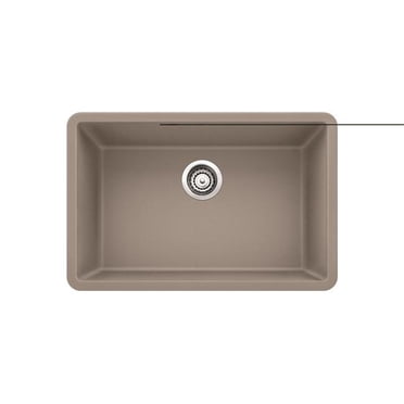 "BLANCO PRECIS 30"" Single Undermount Kitchen Sink - Truffle, SILGRANIT ...