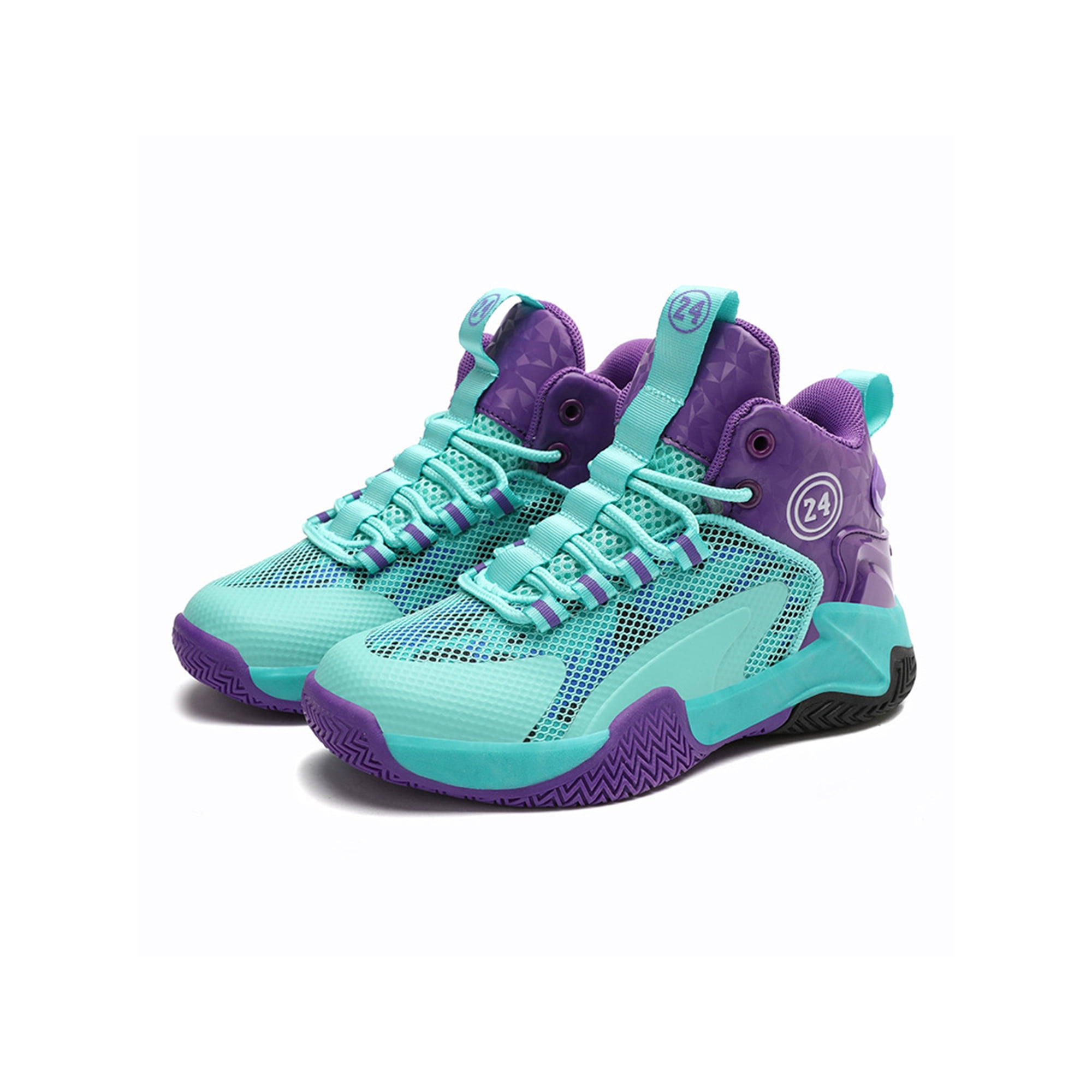 Click here for Woobling Kids Basketball Shoes Mid Top Sneakers La... prices