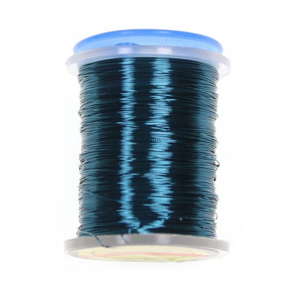 Dragonus 0.2mm Fly Tying Wire Spoolet Round Metal Thread for Larve ...