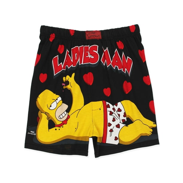 The Simpsons Homer Ladies Man Men's Boxer Shorts Underwear SI120MBX ...