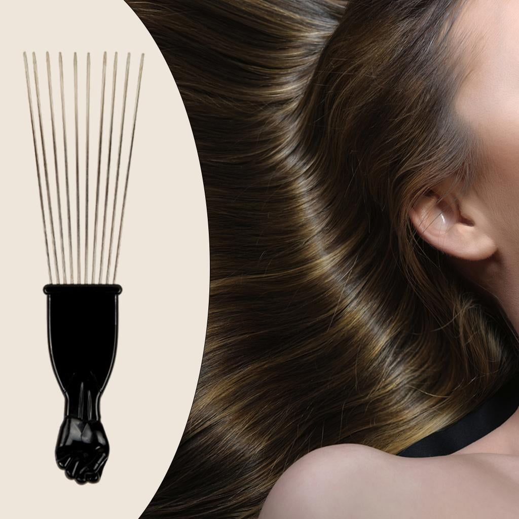 , Metal Pick Afro Hair, Women and Men, Afro Combs, Fist Pick , Hair ...