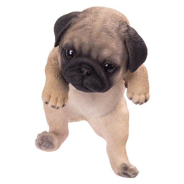 Pacific Giftware PT Realistic Look Hanging Statue Pot PAL Pug Puppy Dog ...
