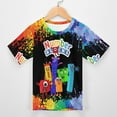 Boys Girls Number Cartoon Show Block T-Shirts 3D Graphic Shirts Kids ...