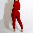 Dvkovi Women Jumpsuits Womens One Piece Clothing Fall Winter Threaded