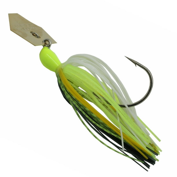 Z-man ChatterBait Chatter Bait Original Lures, 3/8 oz, Chartreuse Sexy ...