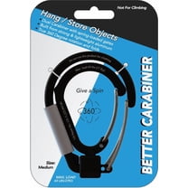 Better Carabiner, Dual Carabiner, 360 Degree Swivel, Spring-Loaded ...