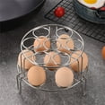 Mosiee Stainless Steel Egg Steamer Rack Stackable Cooking Holders For