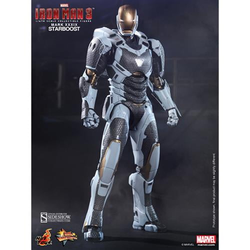 Iron Man 3 Movie Masterpiece Iron Man Mark 39 Starboost 1/6 Collectible ...