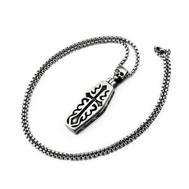 Cremation Memorial Keepsake Urn Pendant Necklace with Gift Box ...