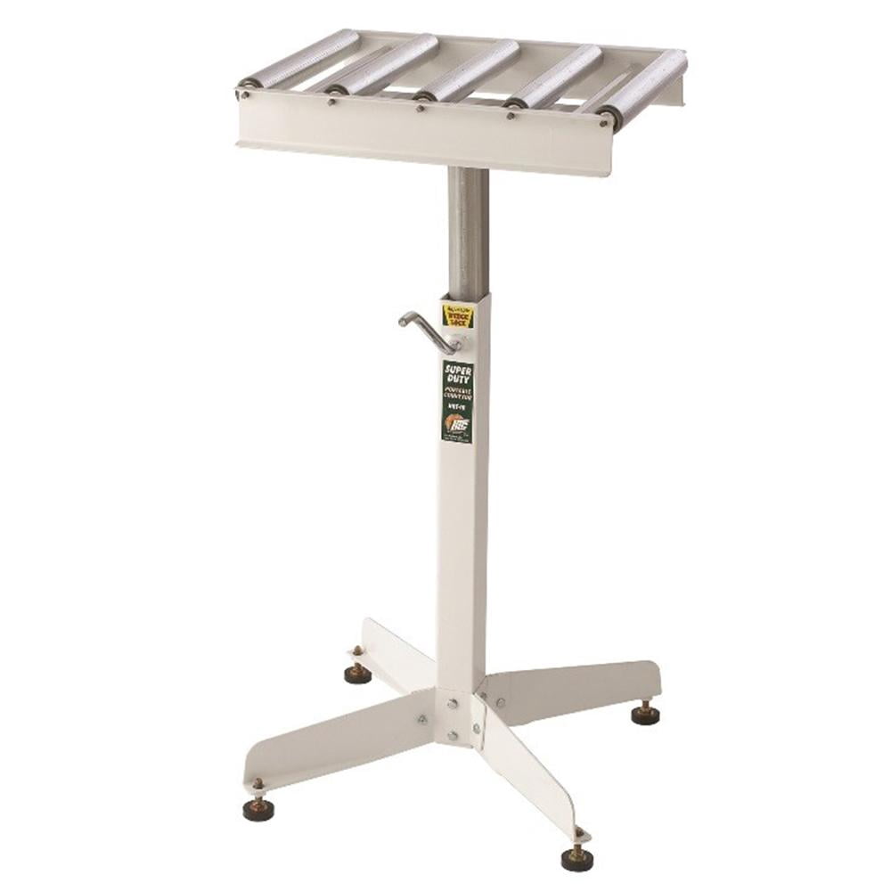 HTC HRT-10 18-Inch 5 Ball Bearing Conveyor Feed Stand Roller Table ...
