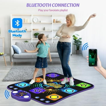 Kids Dance Mat Toys, Double Dance Pad with Light-up, Electronic Dacing ...