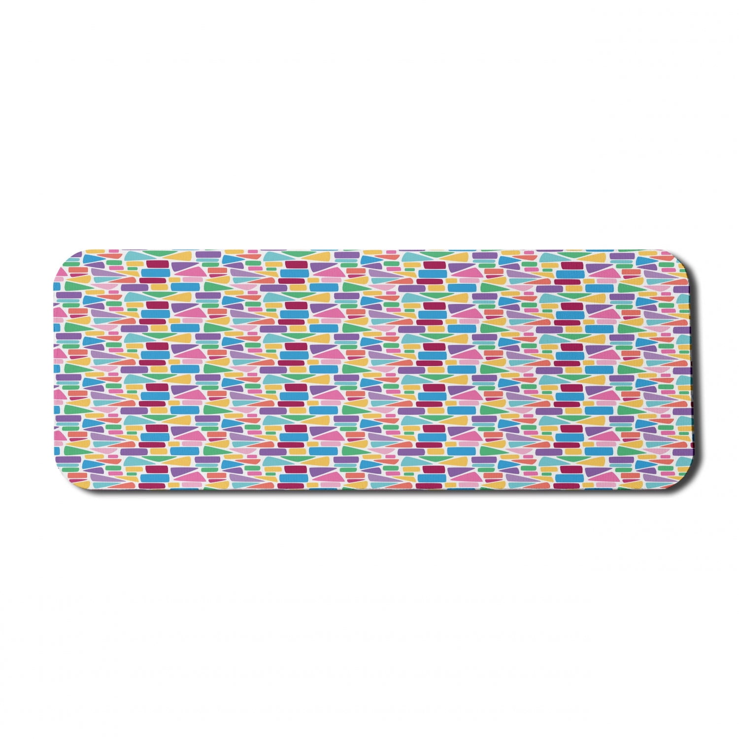 Colorful Computer Mouse Pad, Abstract Mosaic Pattern with Colorful ...