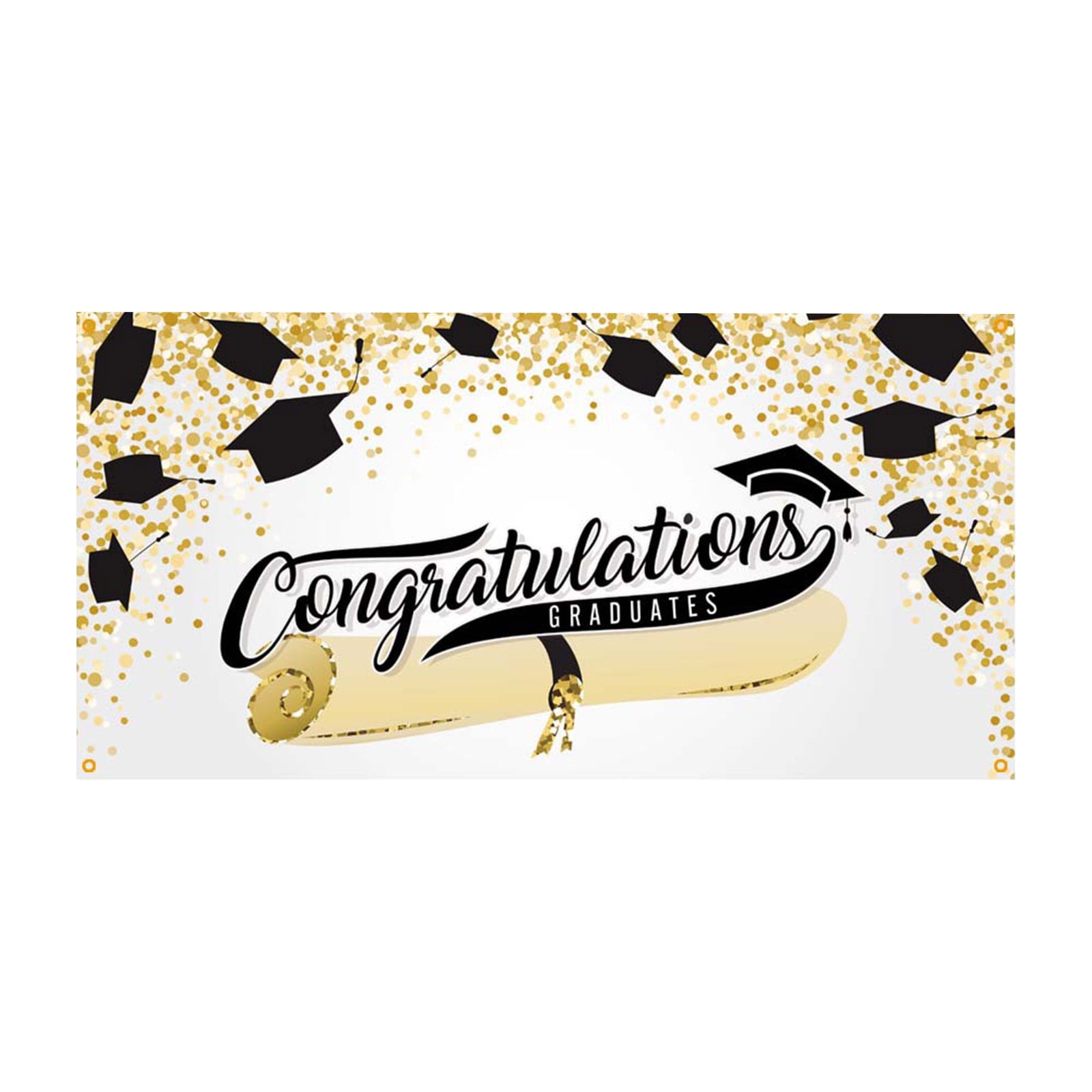 Fridja Graduation Flags, Double Sided Congrats Grad Congratulations ...