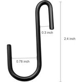 NOGIS S Hooks 20Pack Wind Chime Parts,Wind Chimes Outdoor, s Hooks for ...