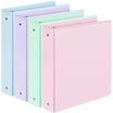 1 inch Binders 3 Ring View Binders Holds 200 Sheets of Letter Size ...