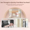 12 PCS Clear Makeup Bag for Women with Zipper, TSA Approved Toiletry ...