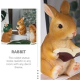 Outdoor Rabbit Ornament Realistic Rabbit Statue Bunny Design Baby 11 ...
