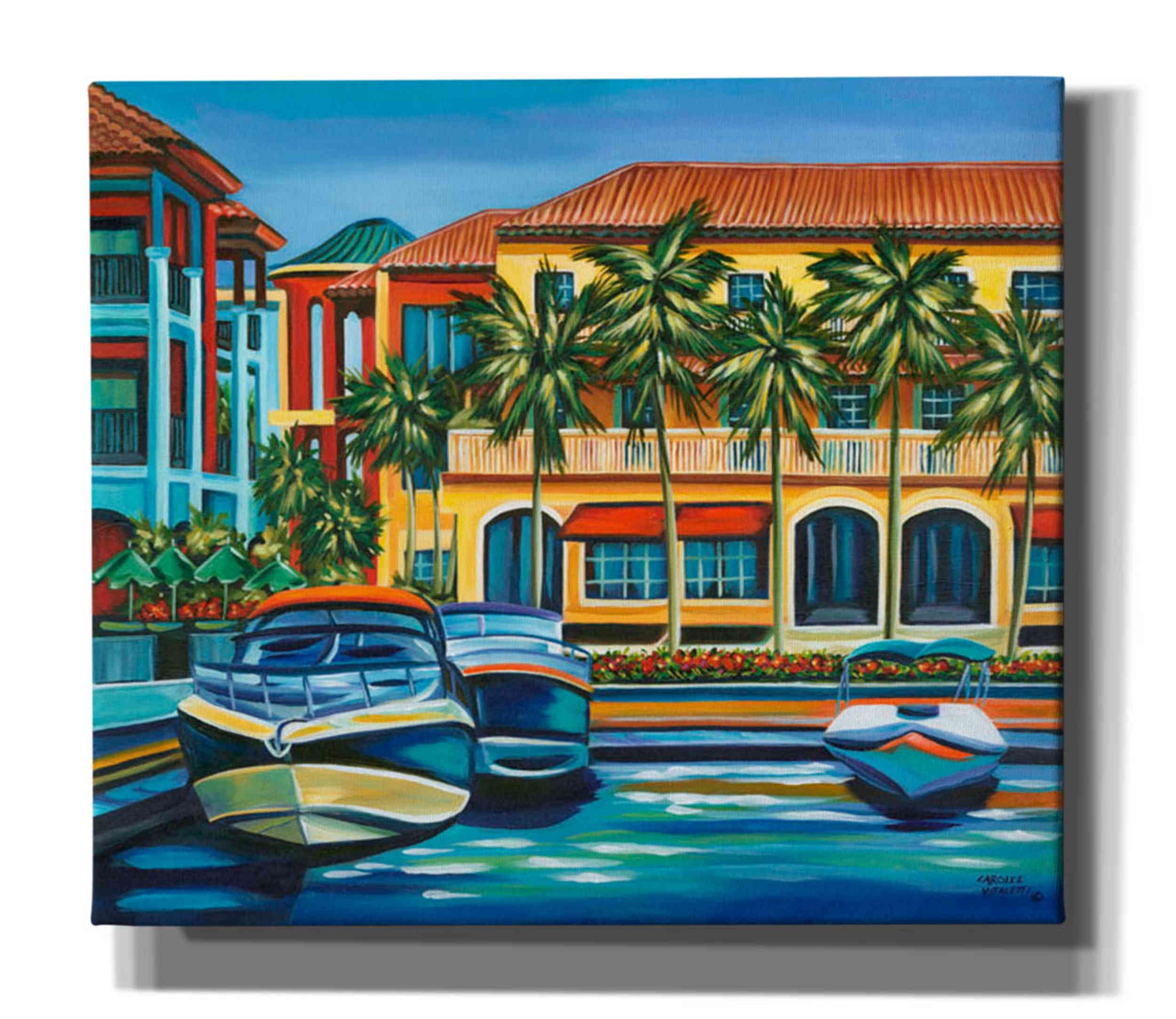 Epic Graffiti 'Tropical Rendezvous II' by Carolee Vitaletti, Canvas ...