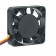 12V 40mm x 40mm x 10mm 4010S DC Brushless 3-pin 9-Blade CPU / Laser ...