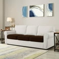 3PC Stretch Couch Cushion Covers Individual Replacement Sofa Seat ...