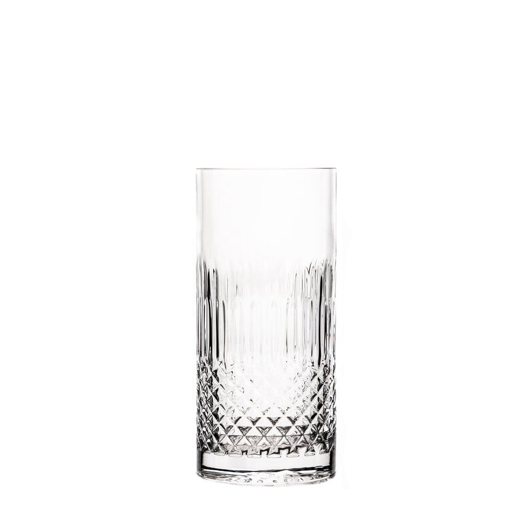 Luigi Bormioli Diamante 16 Oz Beverage Glasses Set of 4 - Walmart.com